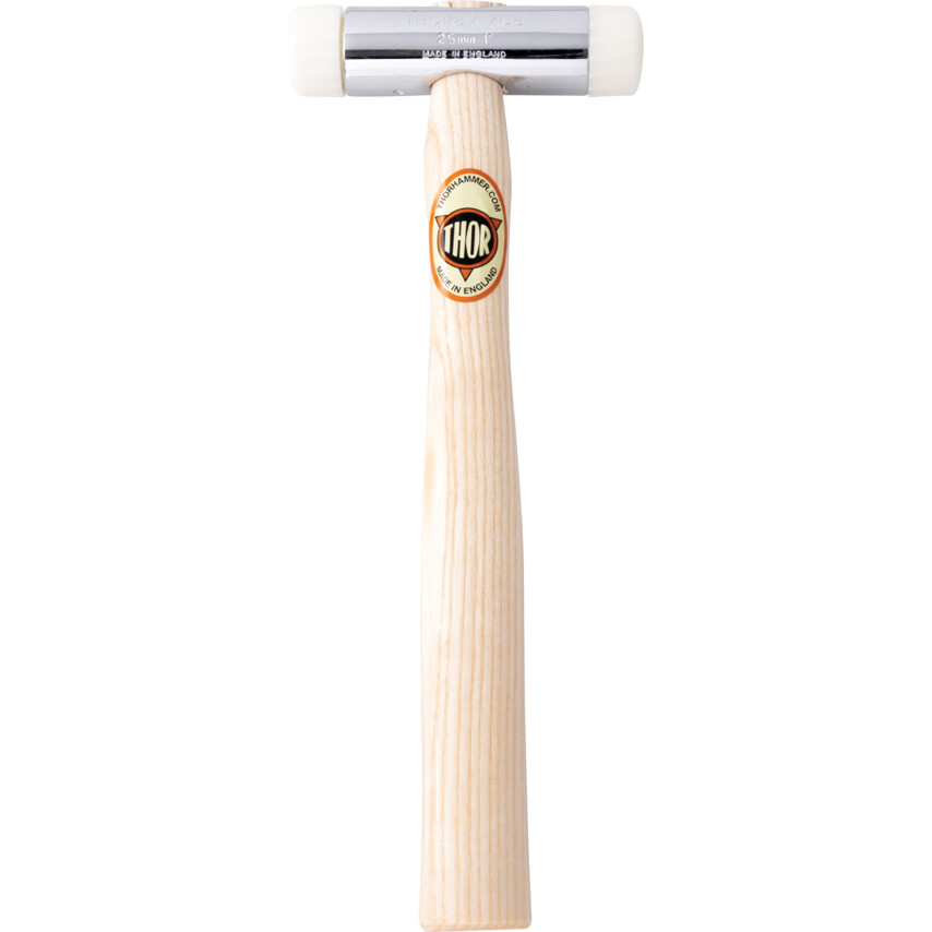 Nylon Hammer, 250g, Wood Shaft, Replaceable Head - bmart.com.my